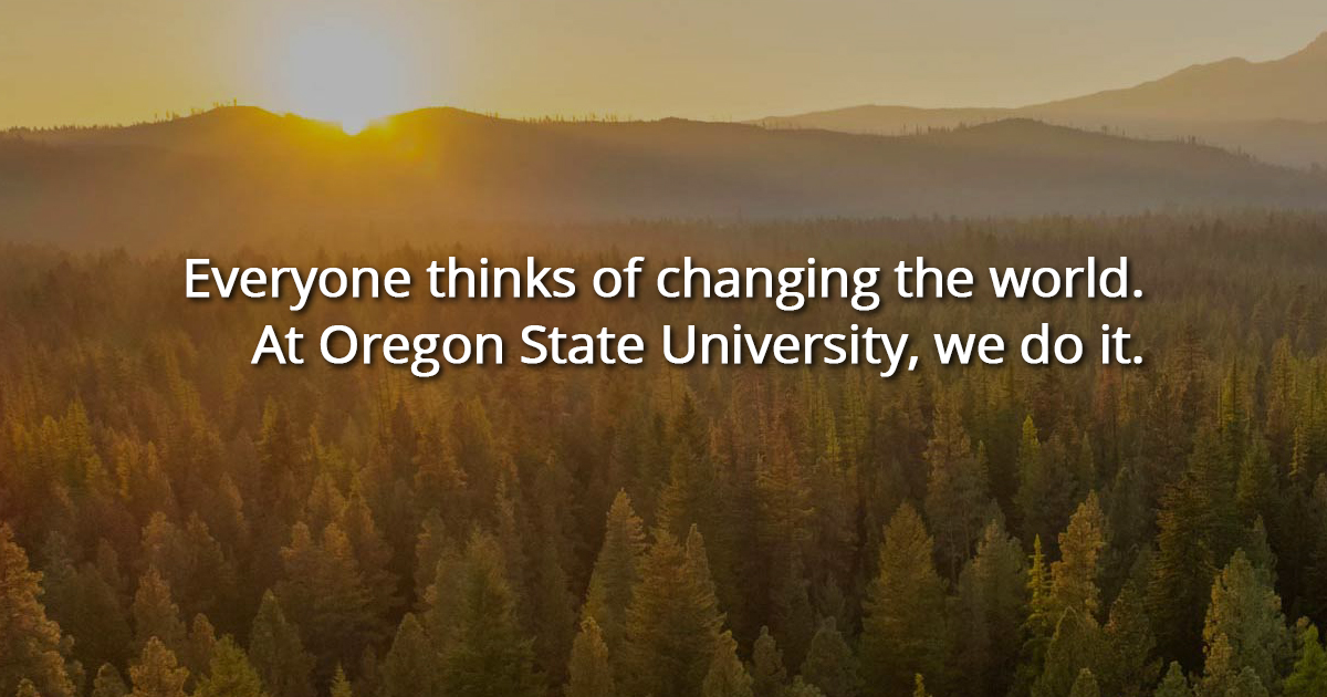 Home | Study at Oregon State University's College of Forestry